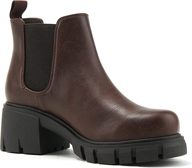 Soda Lug Sole Womens Chelsea Boots Pioneer – SHOE TIME